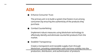 fake product identification using blockchain user can sell and buy ...