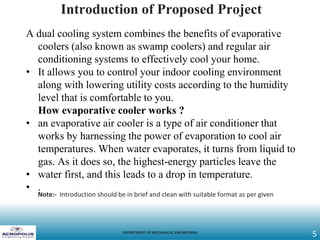 Minor Project-I PPT Format for V sem July-Dec 21 [ME508] Second ...
