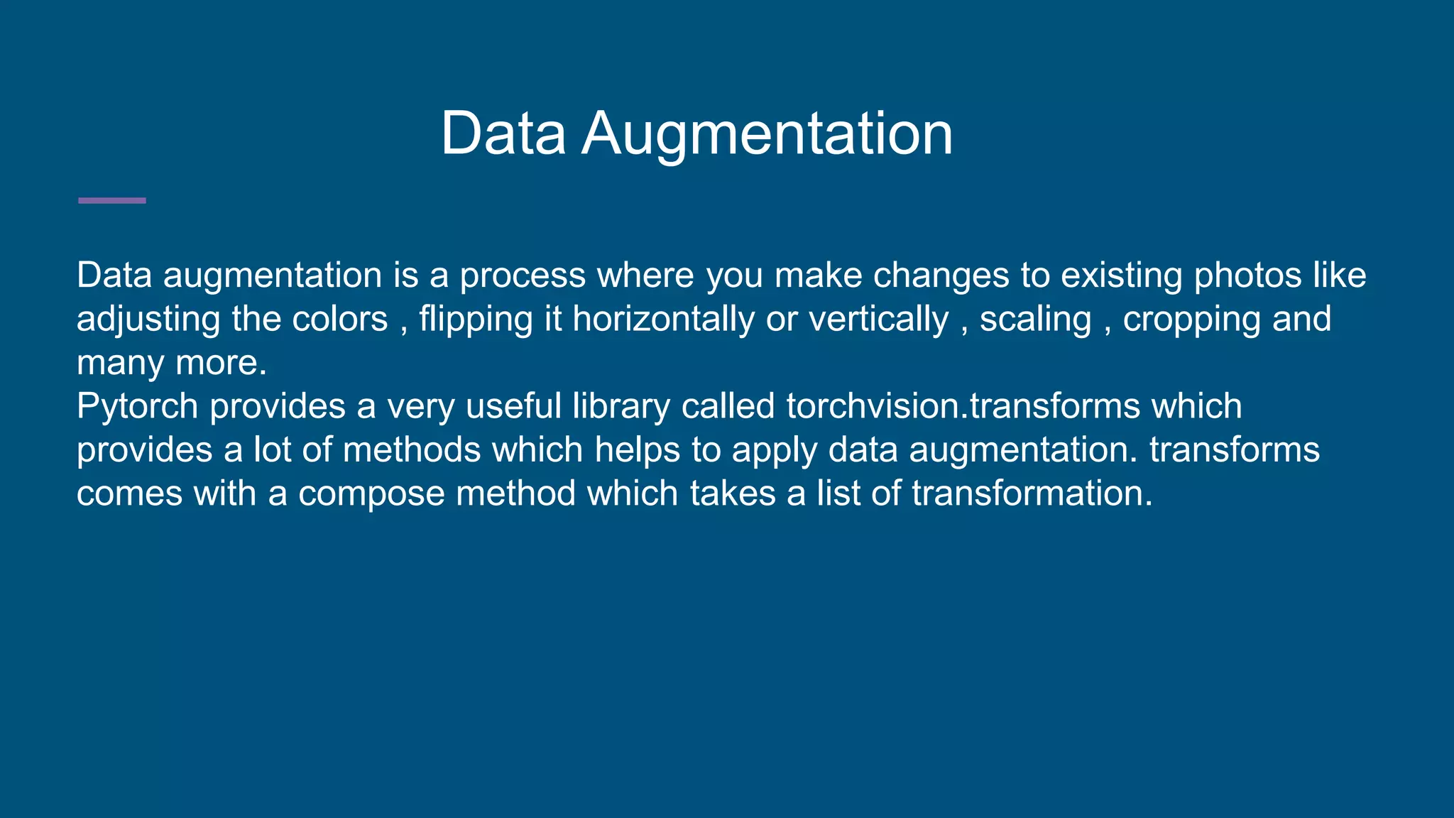 Transfer Leaning Using Pytorch synopsis Minor project pptx | PPT