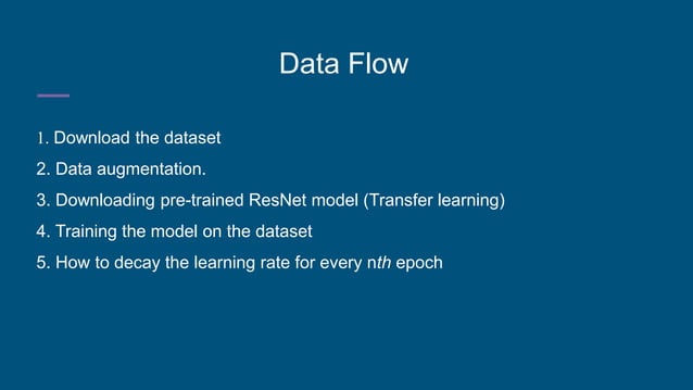 Transfer Leaning Using Pytorch synopsis Minor project pptx | PPT