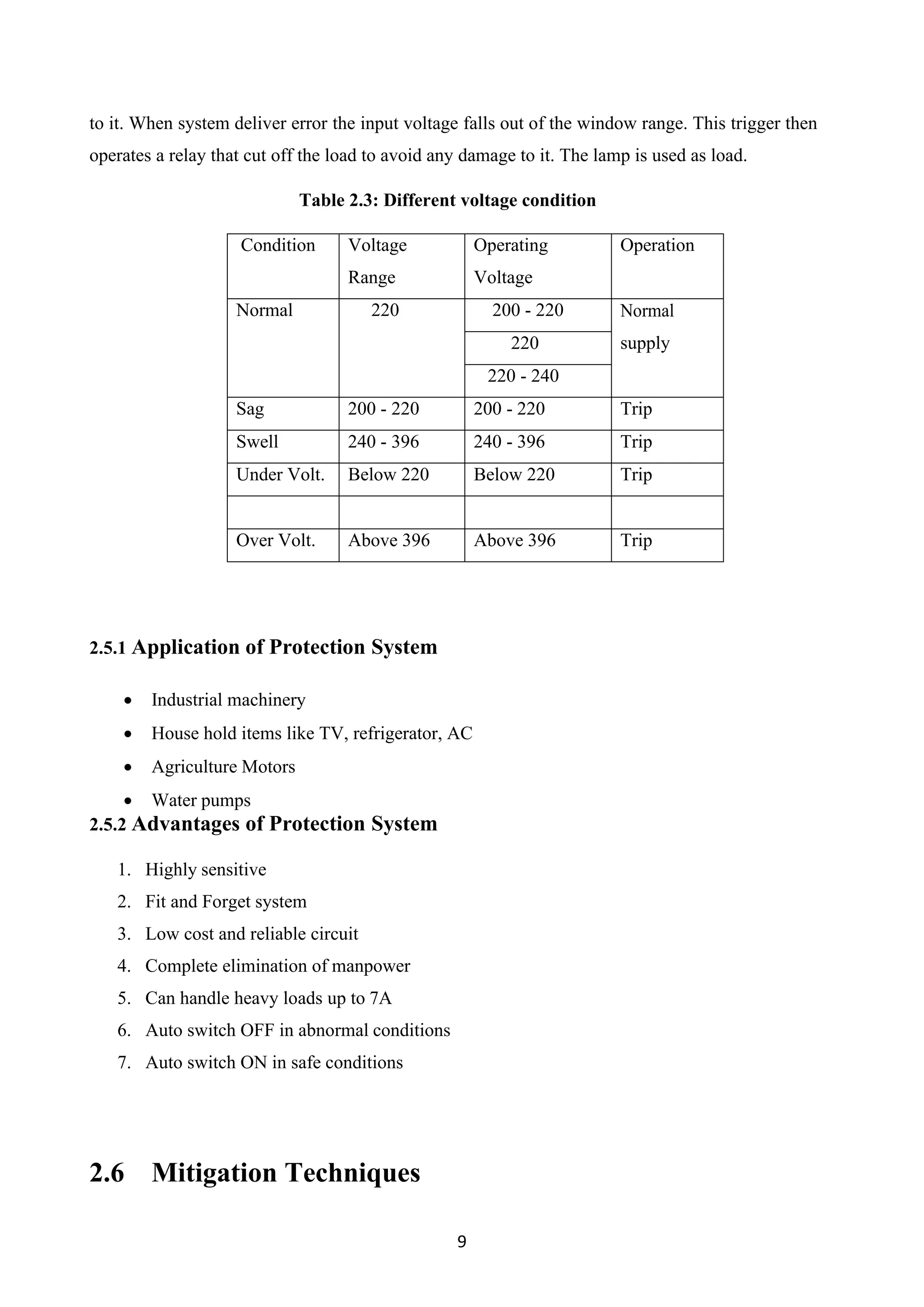 Microcontroller based over voltage and under voltage protection circuit ...