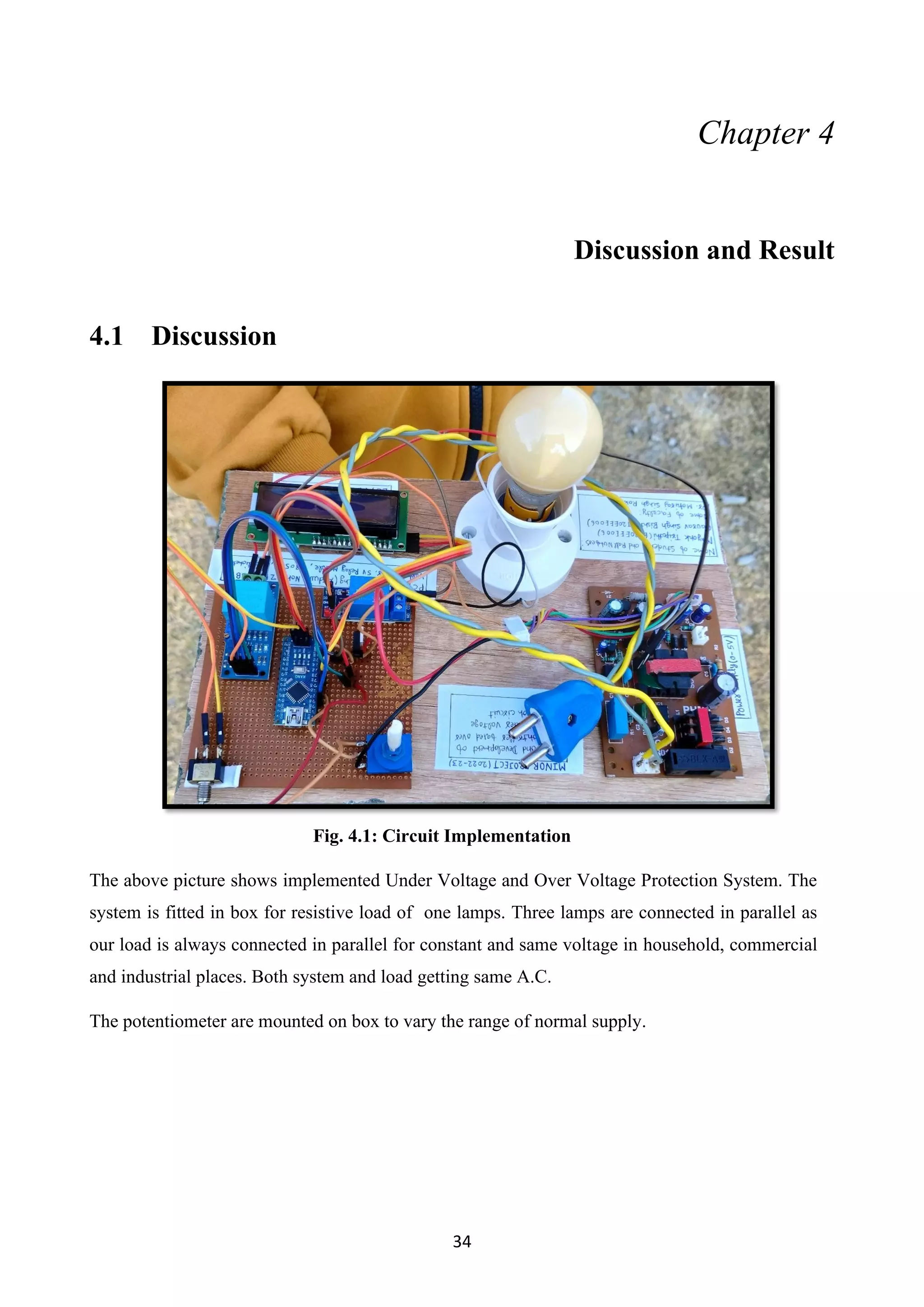 Microcontroller based over voltage and under voltage protection circuit ...