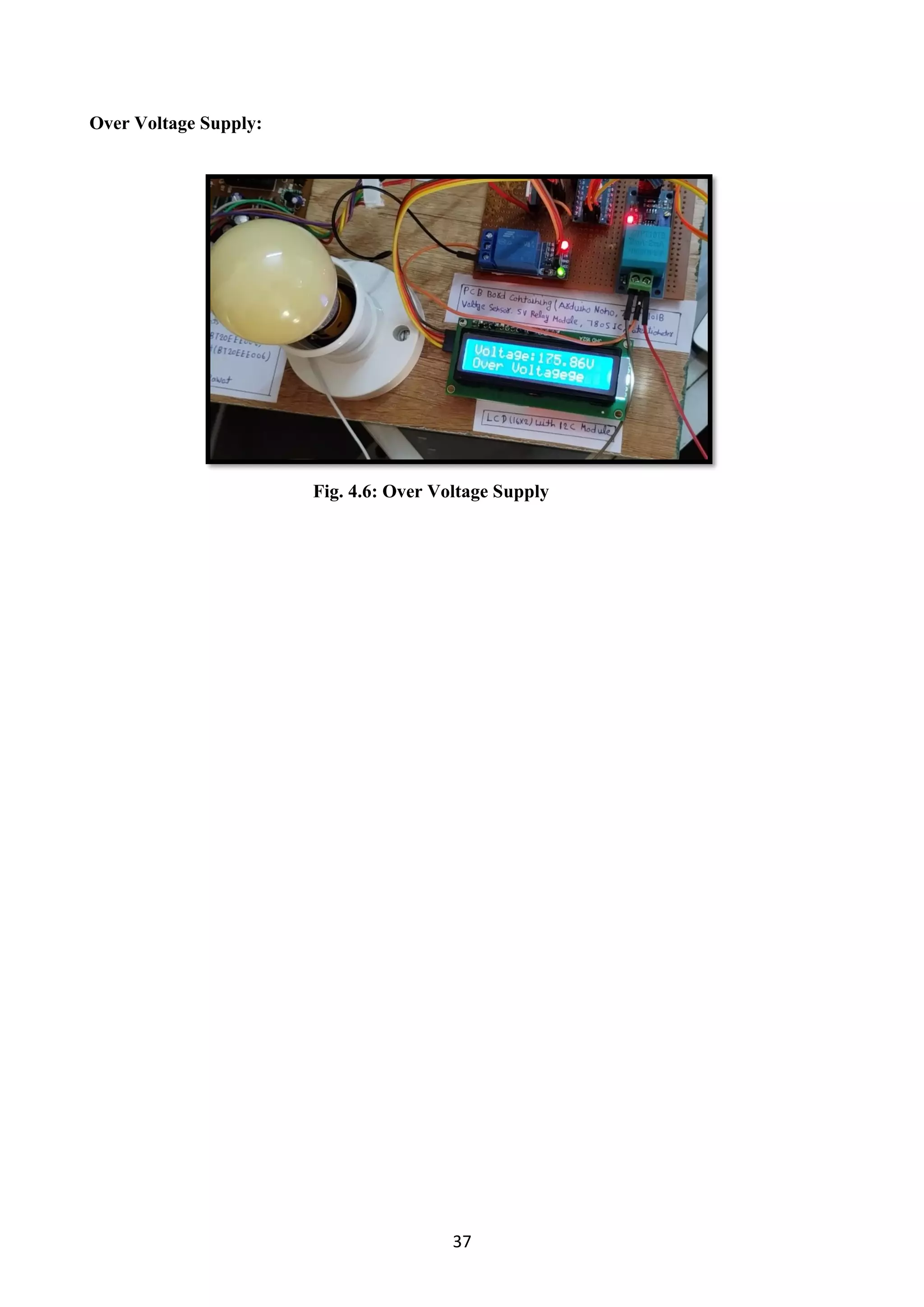 Microcontroller based over voltage and under voltage protection circuit | PDF
