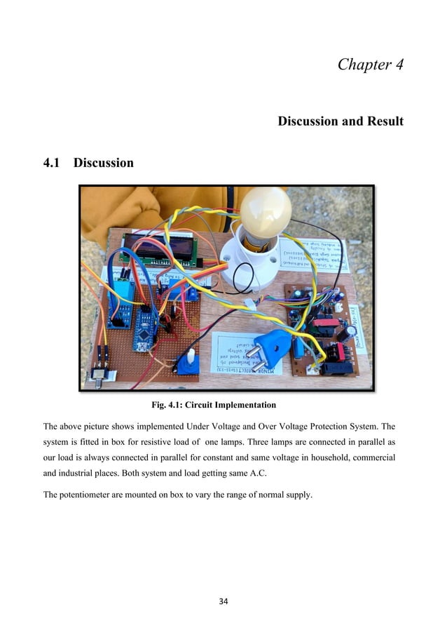 Microcontroller based over voltage and under voltage protection circuit | PDF