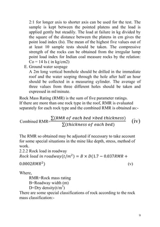 DESIGN OF SUPPORT SYSTEM IN BORD AND PILLAR MINE | PDF
