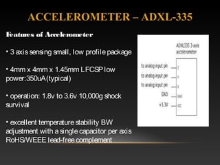 crane control using accelerometer | PPT