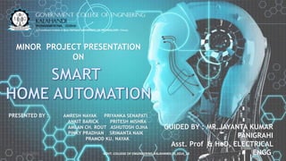 HOME AUTOMATION USING USART PPT | PPTX | Home Appliances | Home & Garden