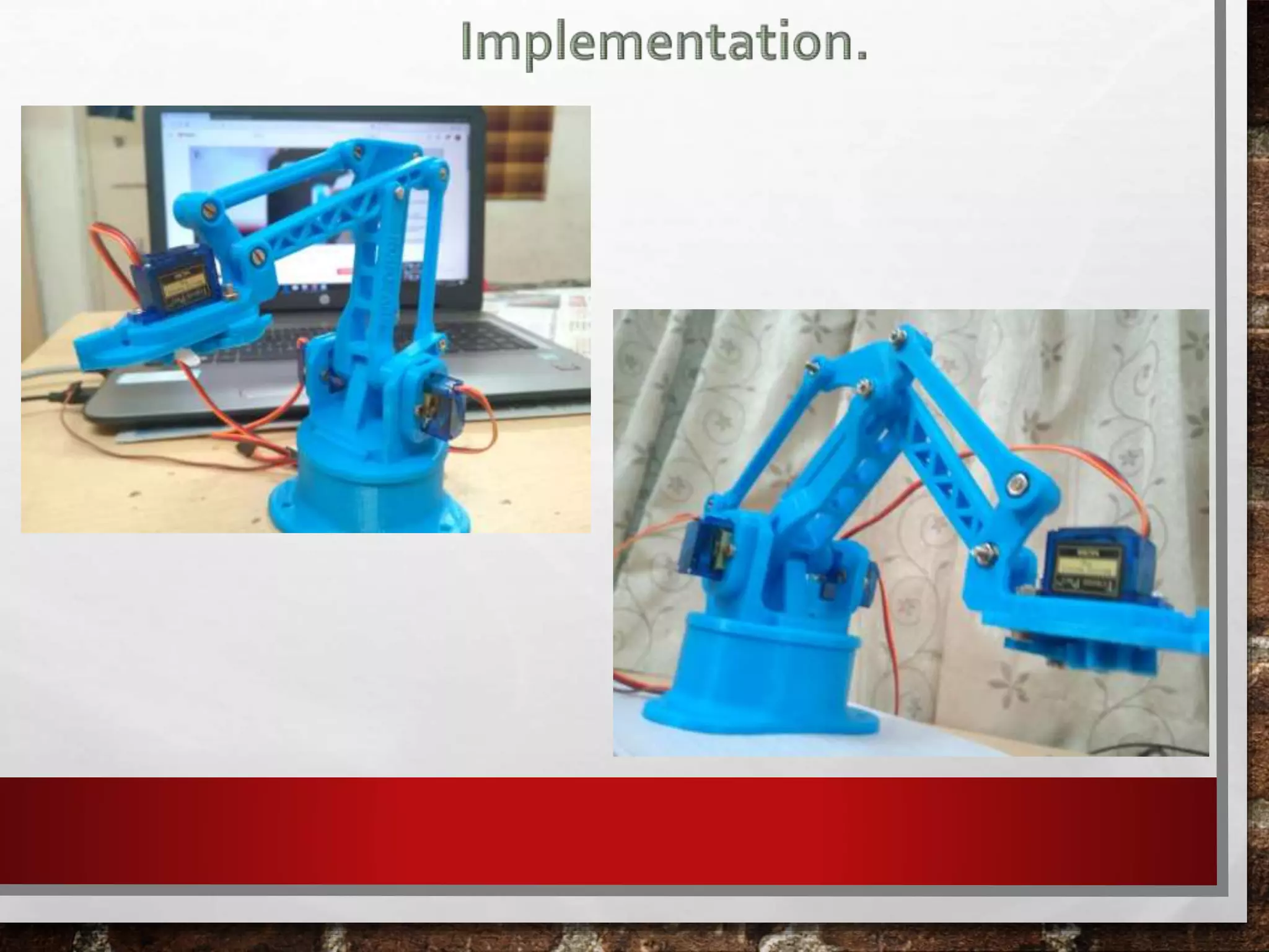 robotic arm 3d printed with microcontroller | PDF