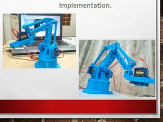 robotic arm 3d printed with microcontroller | PDF