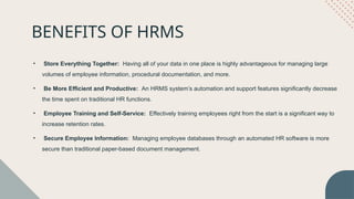 Human Resource Management System Minor Project .pptx