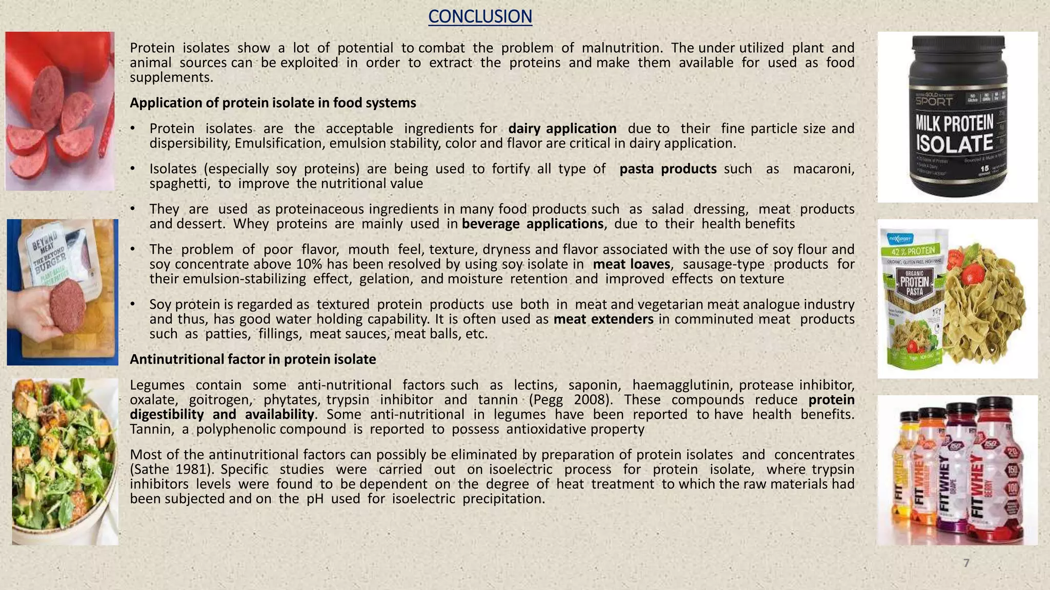 PROTEIN ISOLATES | PPTX