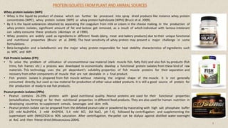 PROTEIN ISOLATES | PPT