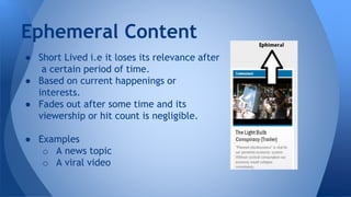 Classification of webpages as Ephemeral or Evergreen | PPT