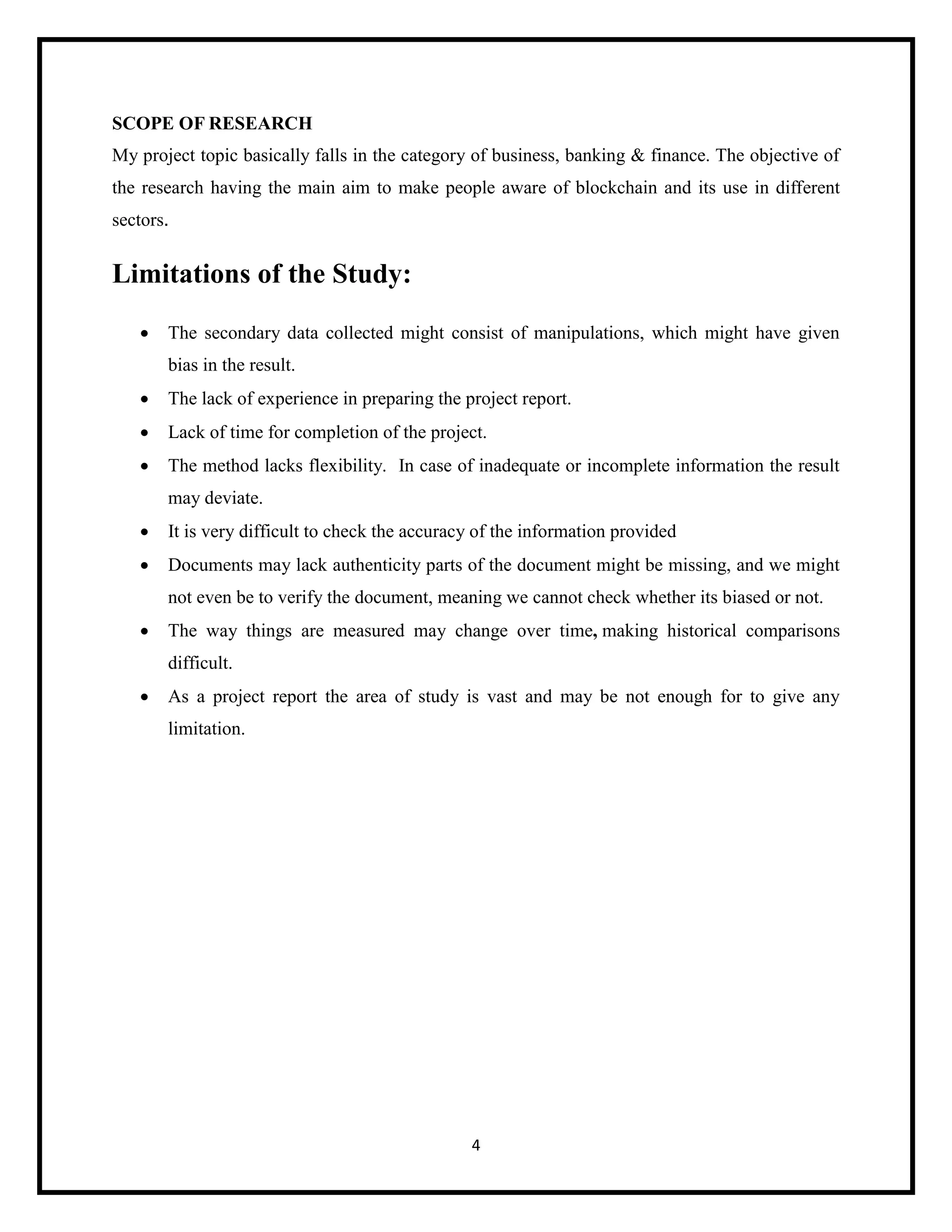 Minor Project Report Blockchain Pdf 