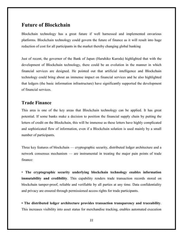 Minor Project Report Blockchain Pdf