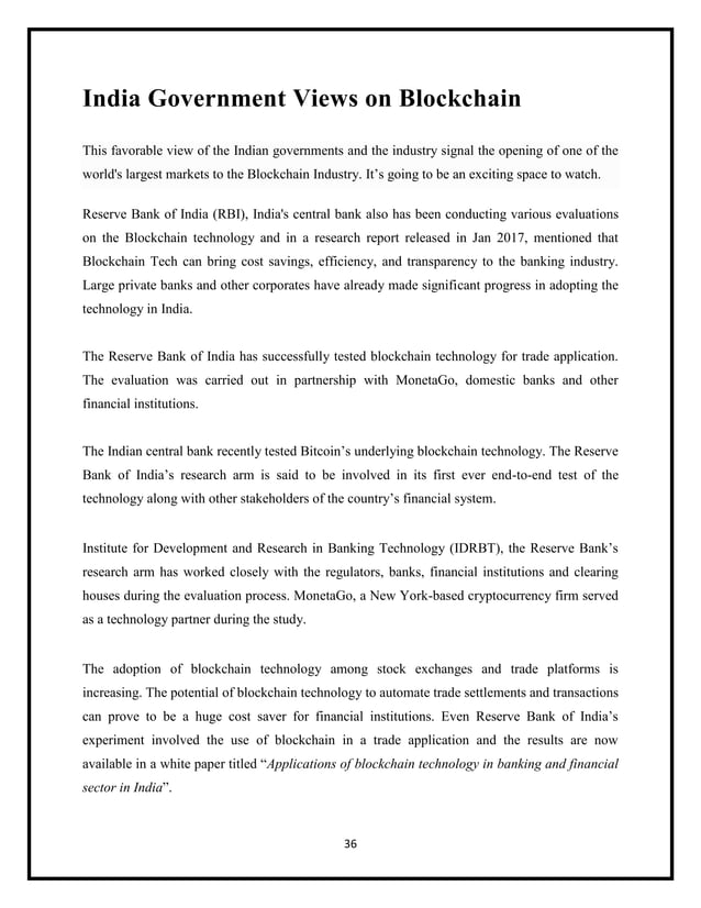 Minor Project Report Blockchain Pdf 