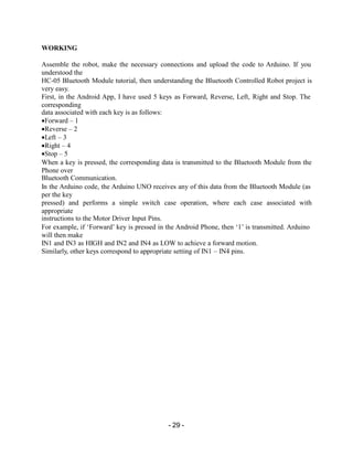 B.tech Final Year Project report format.pptx | Robotics | Technology ...