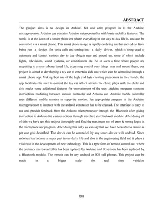 B.tech Final Year Project report format.pptx | Robotics | Technology & Computing