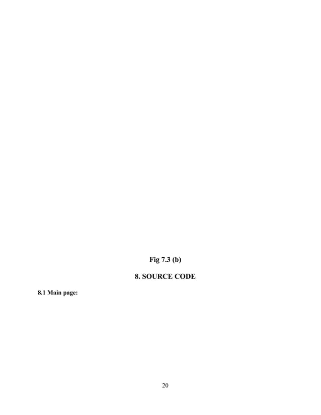 Minor project report format for 2018 2019 final | DOC | Educational ...