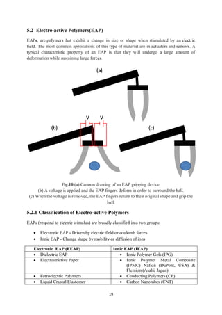 Minor project report on smart materials | PDF