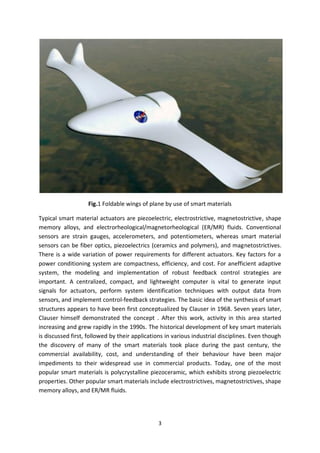 Minor project report on smart materials | PDF