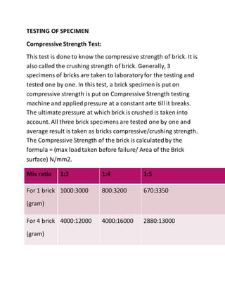 Minor project seminar file on plastic bricks | PDF