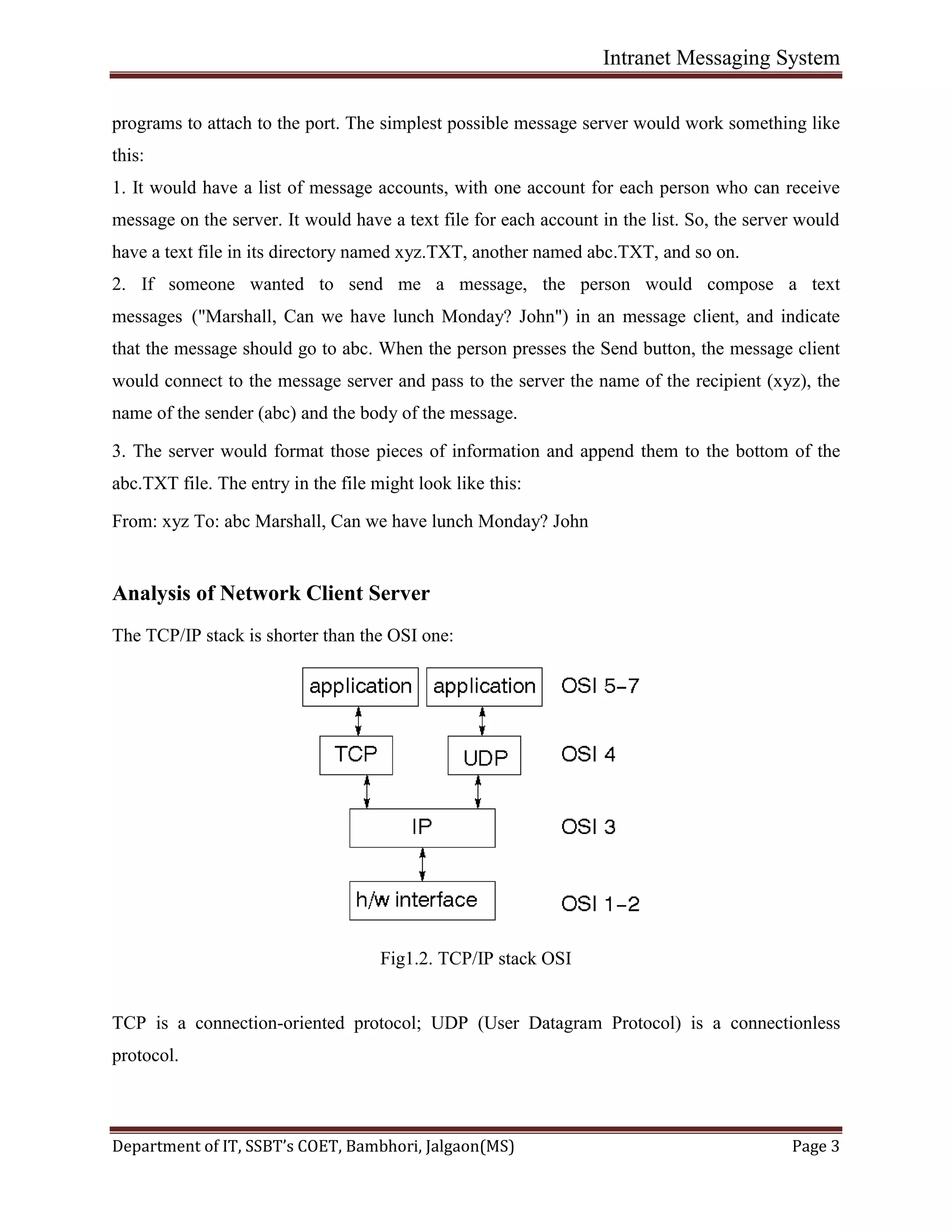 Intranet Messaging Project Report -phpapp02 | PDF