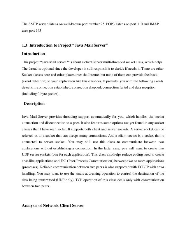 Mail Server Project Report