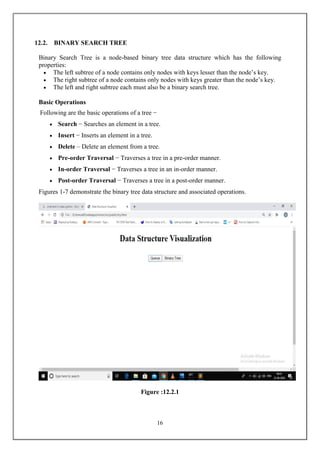 Minor Project Synopsis on Data Structure Visualizer | PDF