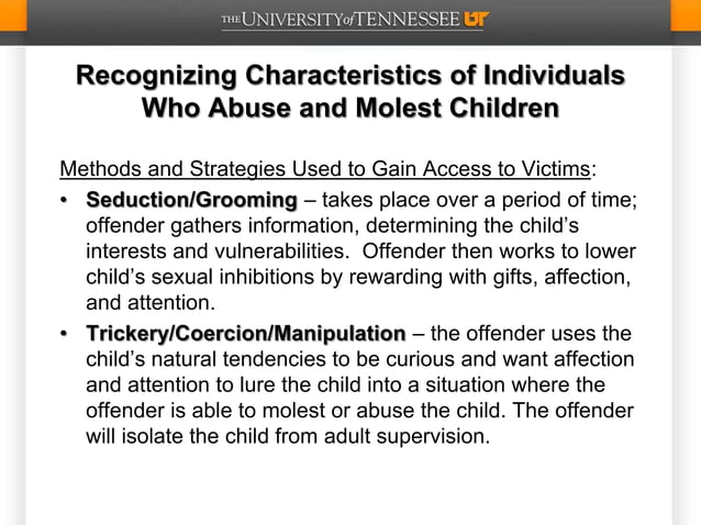 minors-child-protection-training-schedule.ppt