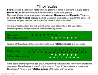 Minor Scales Explained | PDF