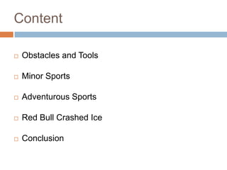 Minor sports | PPTX