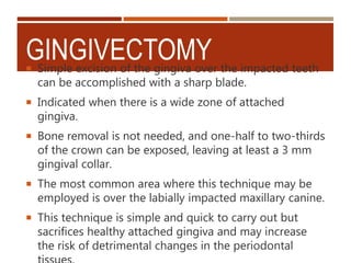 Minor surgical procedures in Orthodontics | PPTX
