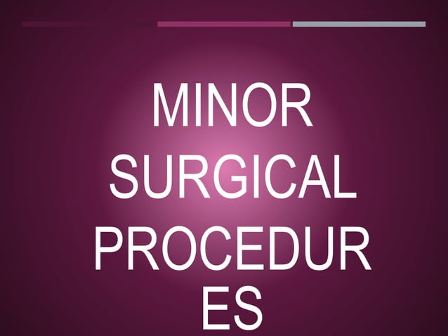 Minor surgical procedures in Orthodontics | PPTX | Dental Health ...
