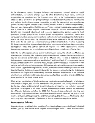 Minorities Rights in Islam and situation in pakistan | PDF