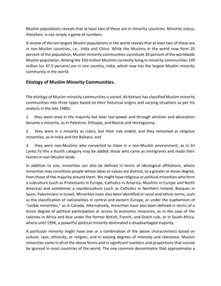 Minorities Rights in Islam and situation in pakistan | PDF