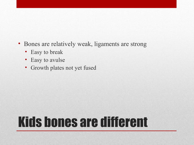 Paediatric Minor Trauma | PPT