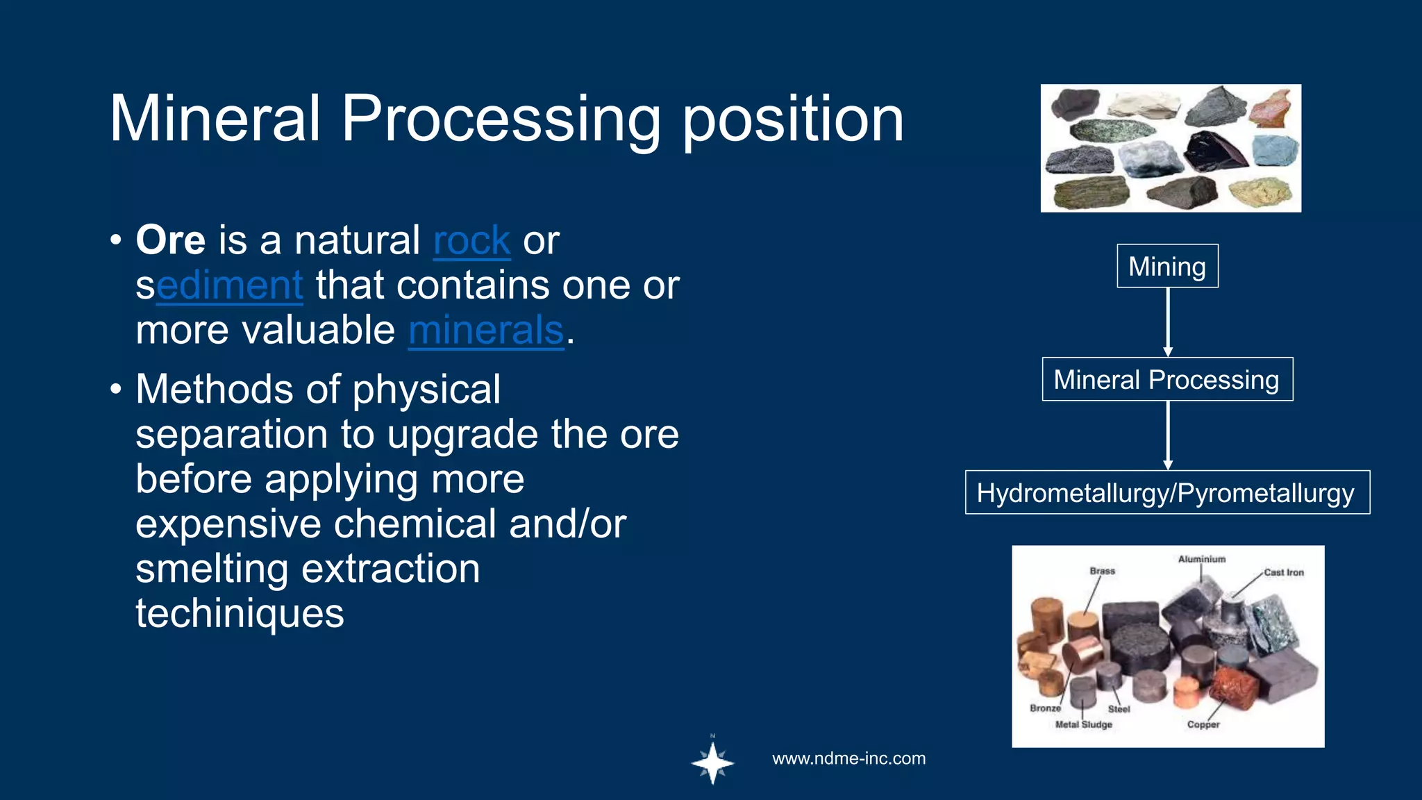 Introduction to Mineral Processing | PPTX