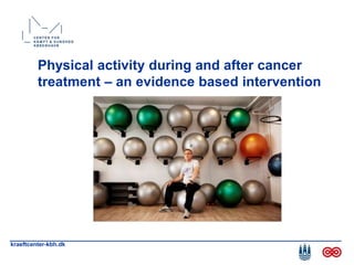 Multidisciplinary care is essential in the recovery of the oncological ...