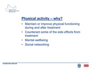 Multidisciplinary care is essential in the recovery of the oncological ...