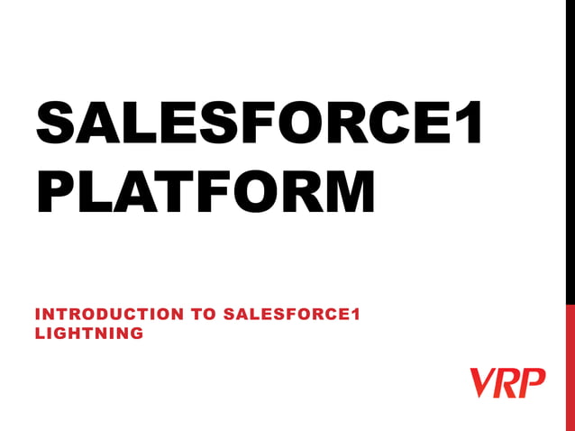 Salesforce1 Platform | PPT