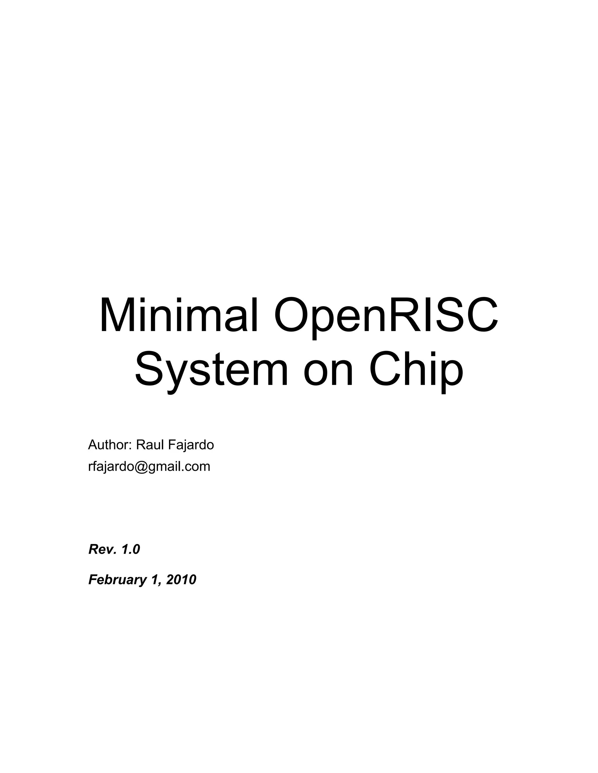 Minsoc | PDF | Computer Peripherals | Computing