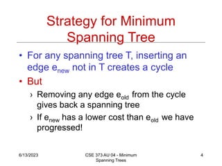 MinSpanningTreespresantion.ppt | Internet | Computing