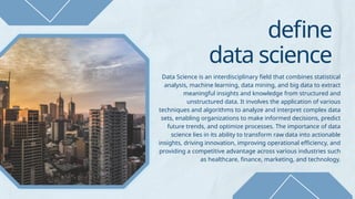 the best data science course in sas nagar. | PPT