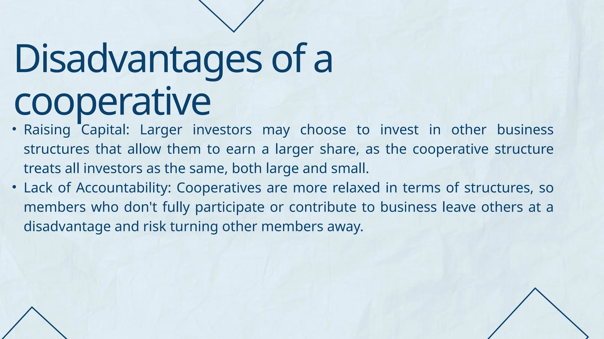 Cooperative / Forms of Organization. Ppt | PPTX | Business | Business and Finance