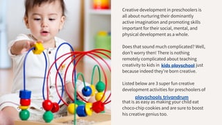 Essential Creative development activities for preschoolers ...