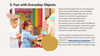 Essential Creative development activities for preschoolers ...