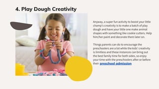 Essential Creative development activities for preschoolers ...