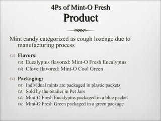 ITC Mint-O Marketing and Business development analysis | PPT