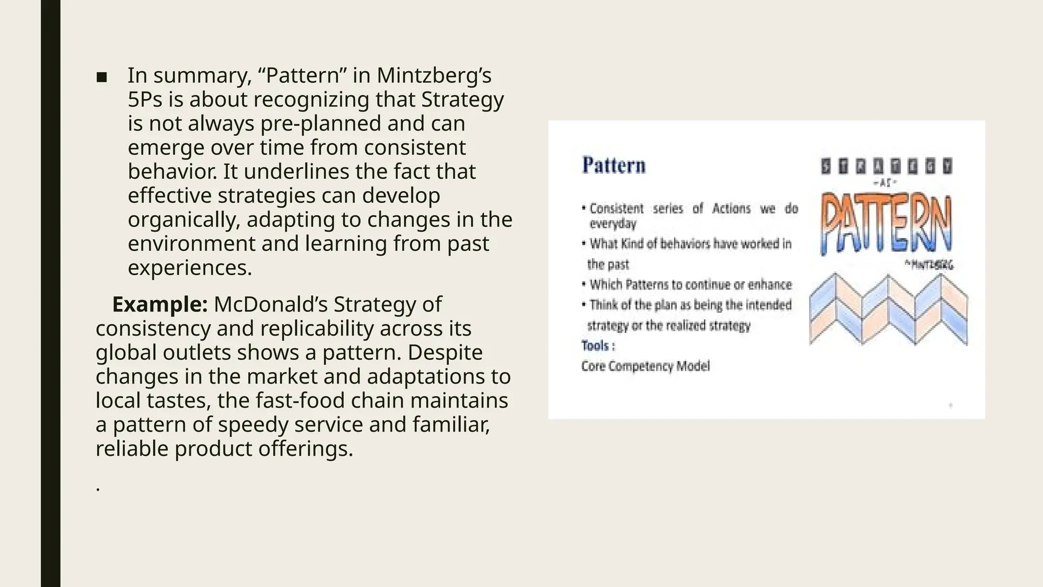 MINTZBERG 5Ps MODEL Strategic Management | PPTX